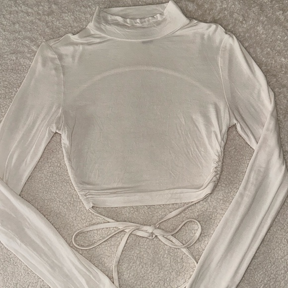 SHEIN | Tops | Shein Womens Open Back Croptop Size Xsmall | Poshmark